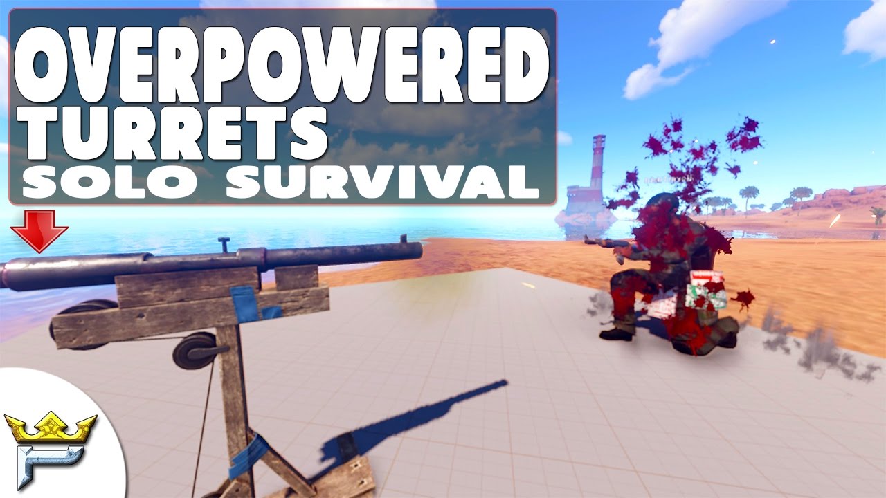 The New TURRETS Are So SAVAGE |RUST |RAID DEFENSE SOLO - YouTube