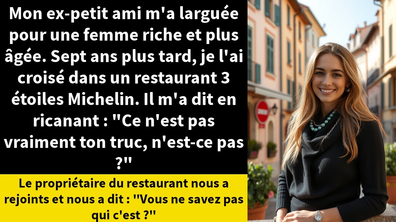 Mon ex-petit ami m'a larguée pour une femme riche et plus âgée. Sept ...