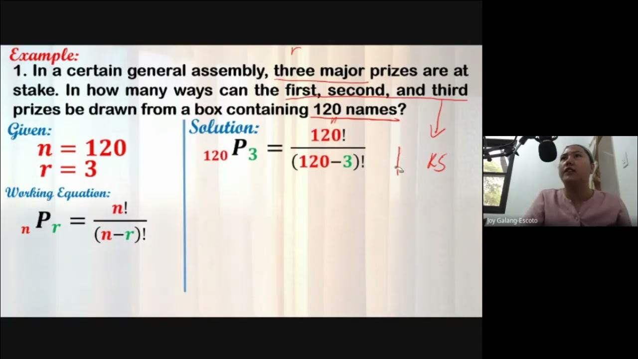 Differentiating Permutation from Combination Part 2 - YouTube