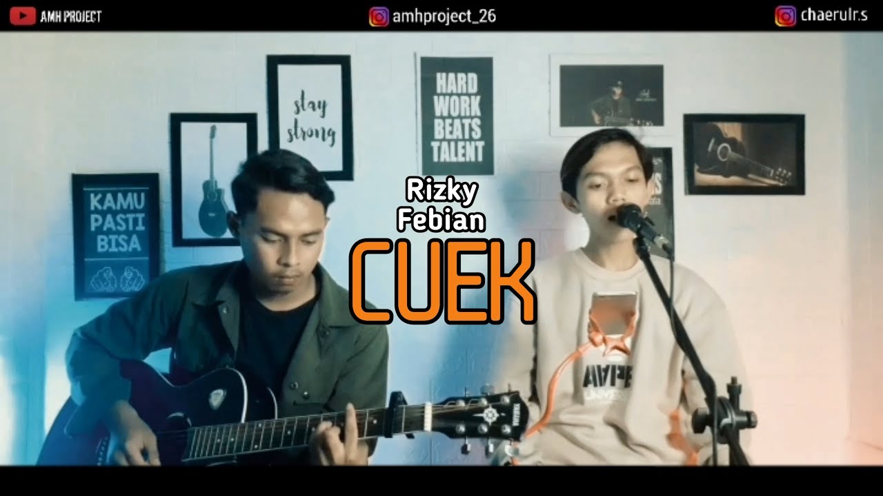 CUEK_RIZKY FEBIAN COVER AKUSTIK [LIRIK] Scd V8 - YouTube