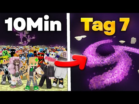 100 SPIELER bauen DAS im END?!
