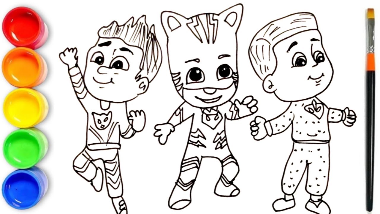 Pj Masks Drawing Easy Step By Step | PJ MASKS Drawing, PJ Masks - YouTube