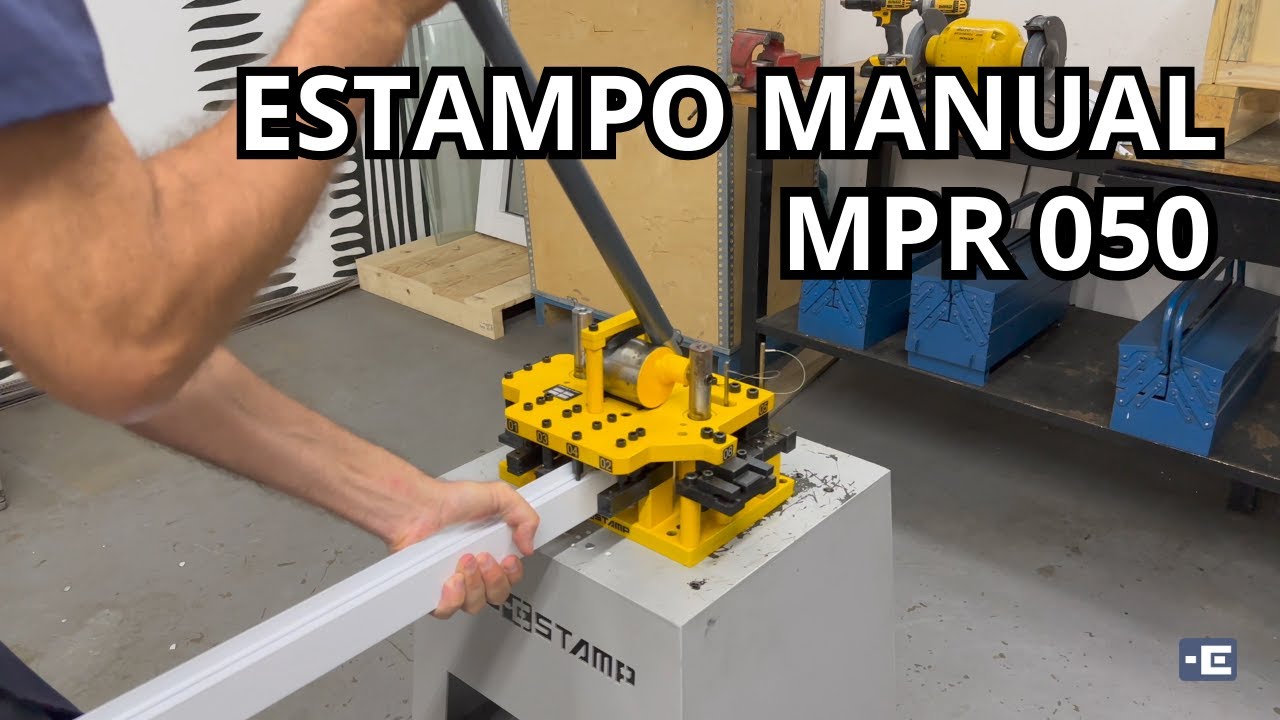 Estampo Manual MPR 050 - Pro-Estamp - YouTube