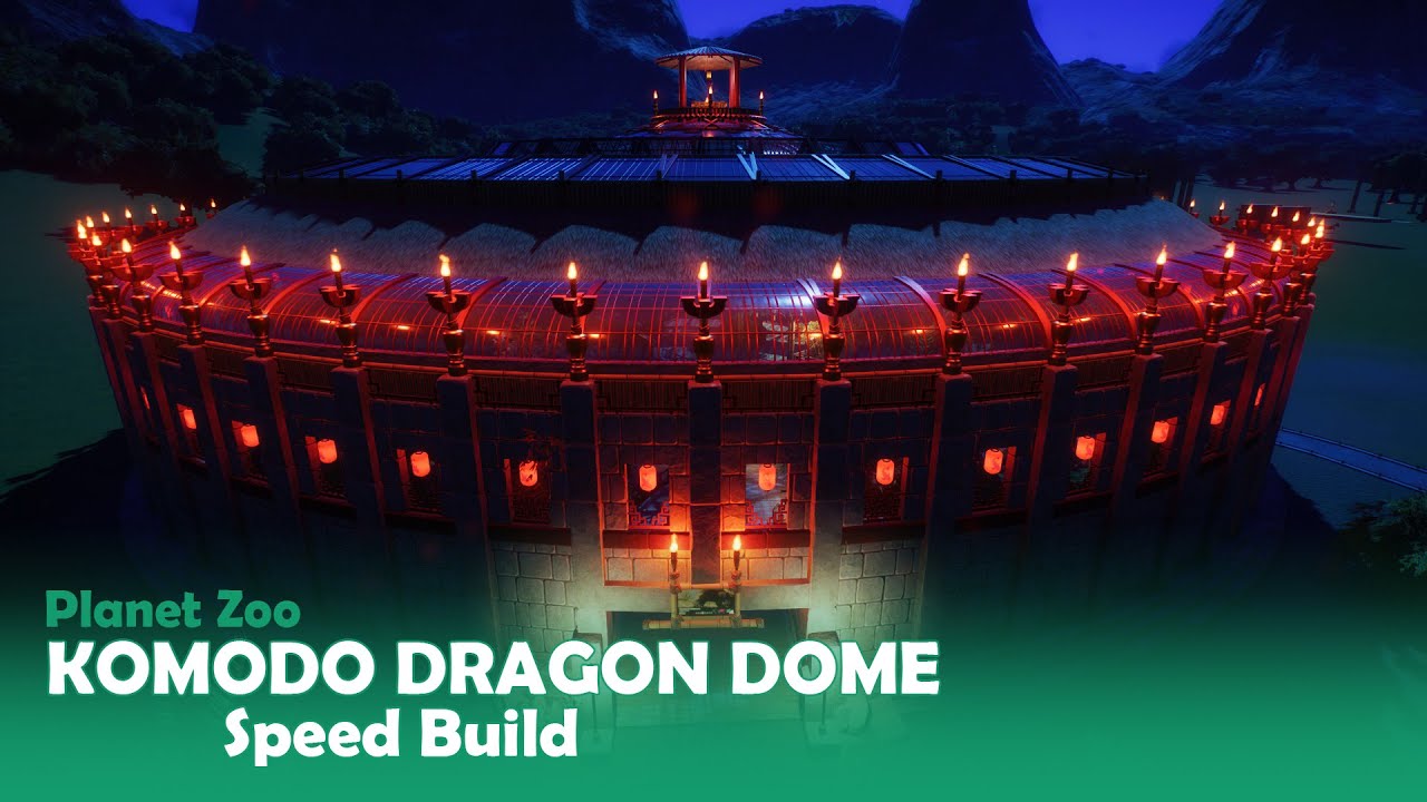 Komodo Dragon Dome | Planet Zoo Speed Build - YouTube