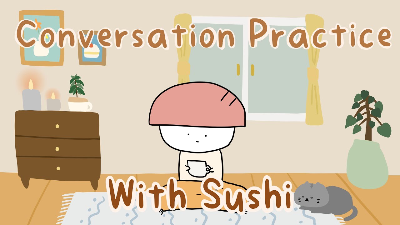 Japanese Conversation Practice with Sushi (and example answer) - YouTube