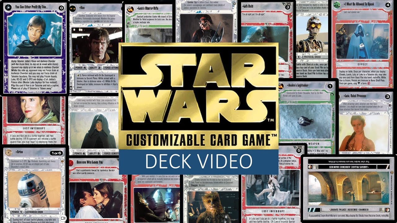 Star Wars CCG - DECK VIDEO - HOW TO BUILD PROFIT WITH VIRTUAL CARDS ...