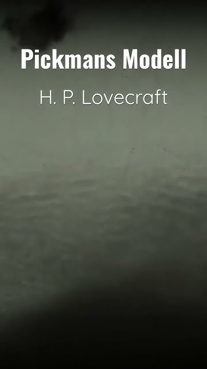 Geheimnisvolles Boston - Pickmans Modell (H. P. Lovecraft) - YouTube