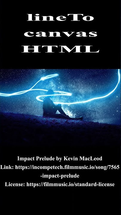 lineTo canvas HTML #shorts - YouTube