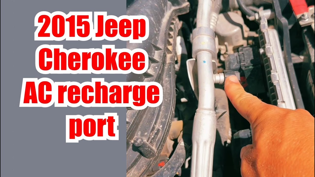 2015 Jeep Cherokee Low Pressure Port For AC Recharge #r1234yf # ...