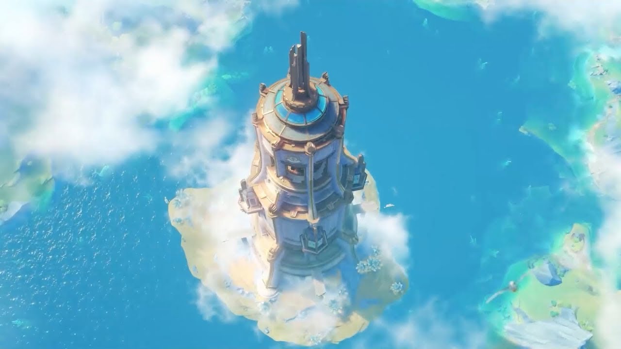 This is how the fathomless tower looked like before it got released ...