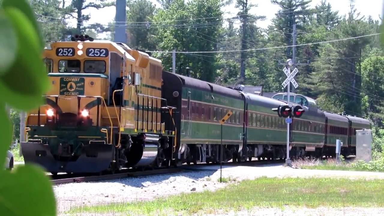 THE NOTCH TRAIN WITH 252: CONWAY SCENIC RAILROAD - YouTube