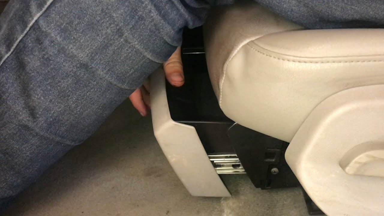 WOW! under seat storage cubby drawer (all cars need this ) - YouTube