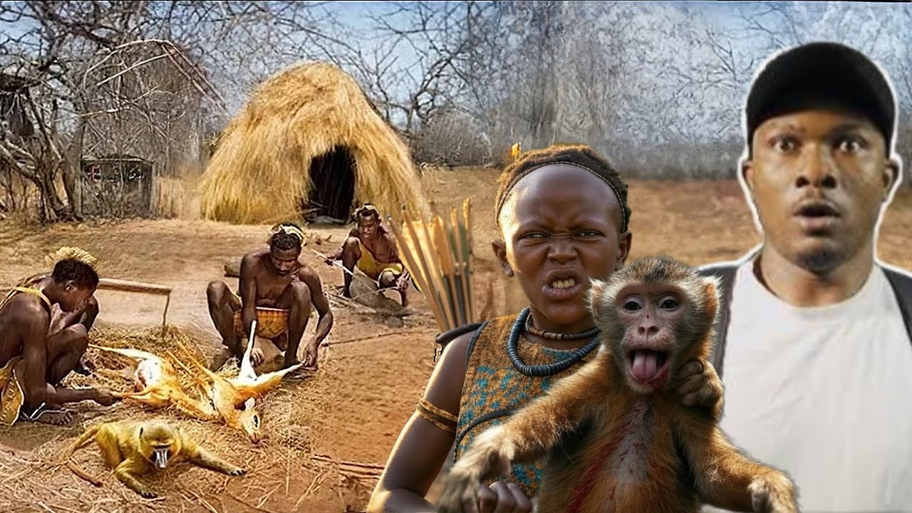 HADZA Tribe Takes Me Hunting & Eating Baboons! - YouTube