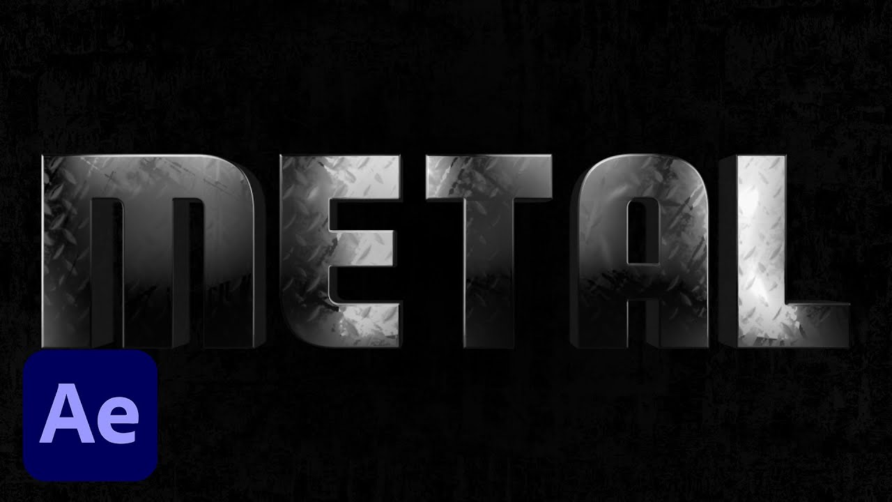 How To Create Realistic Metal in After Effects - YouTube