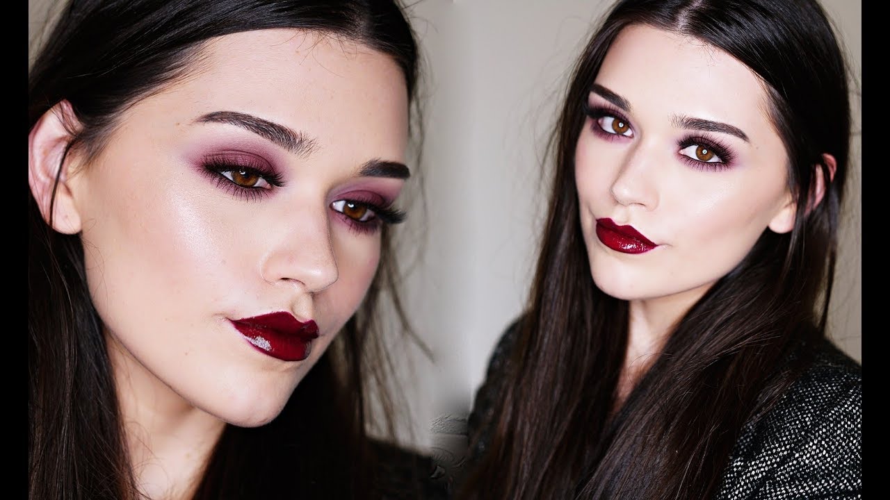 Vampy November makeup tutorial - YouTube