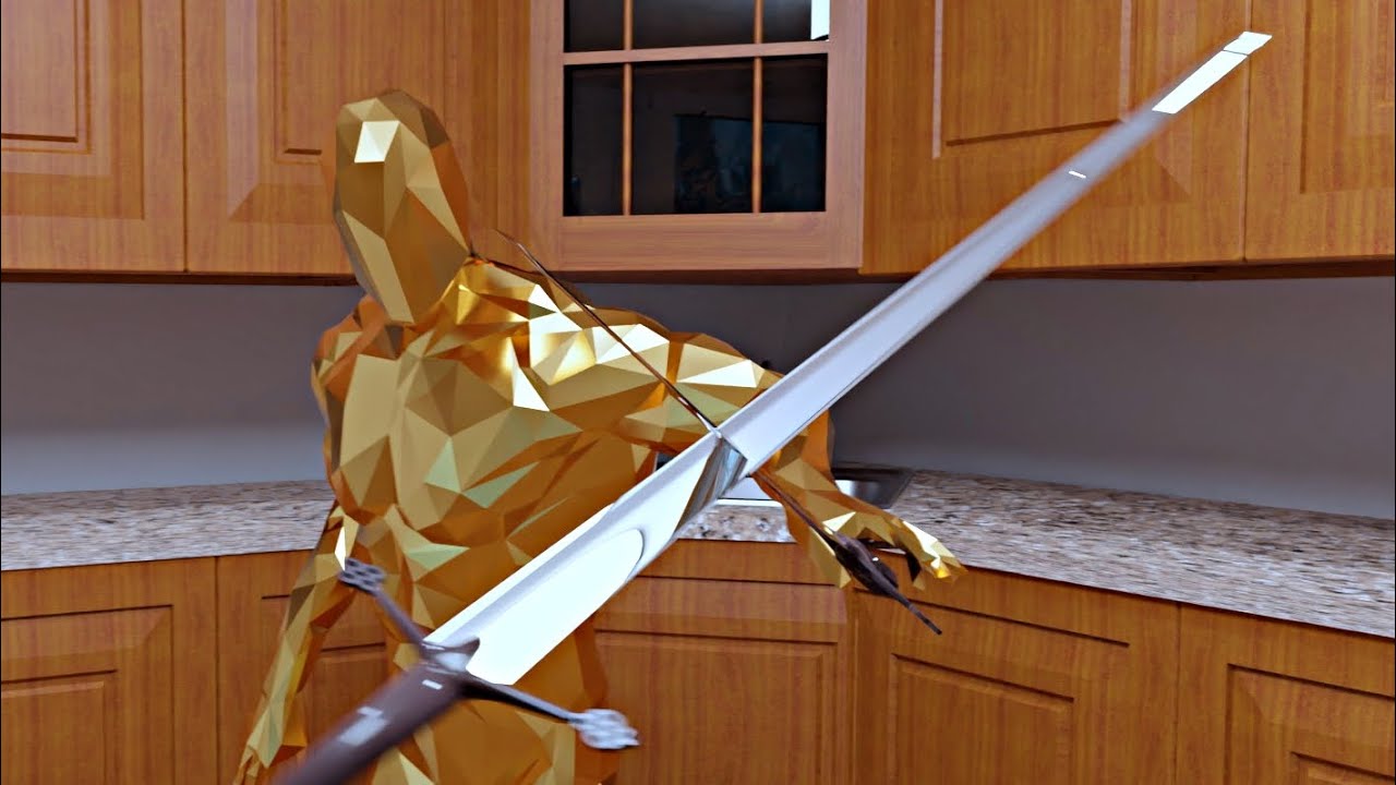 A First Person Sword Duel in my Kitchen - Blender Animation - YouTube