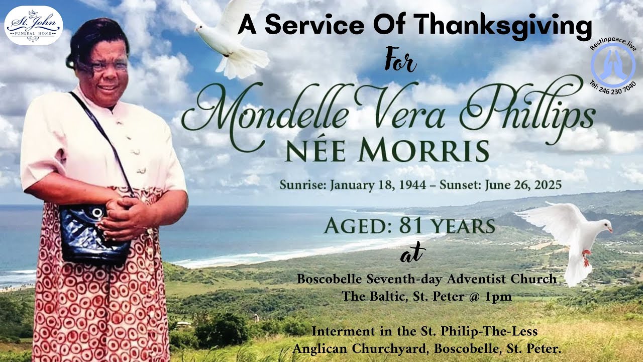 Live Stream of Funeral Service for Mondelle Vera Phillips - YouTube