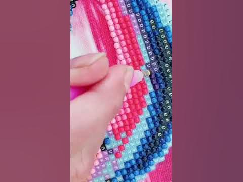 картина из бисера по номерам 😘 - YouTube