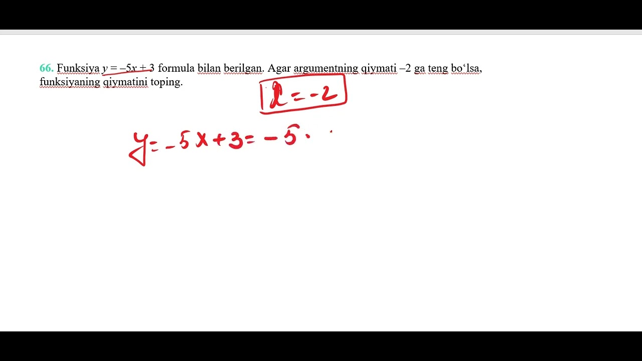 7 sinf algebra darsligi 7 sinf kursini takrorlash mavzusi 66 mashq ...