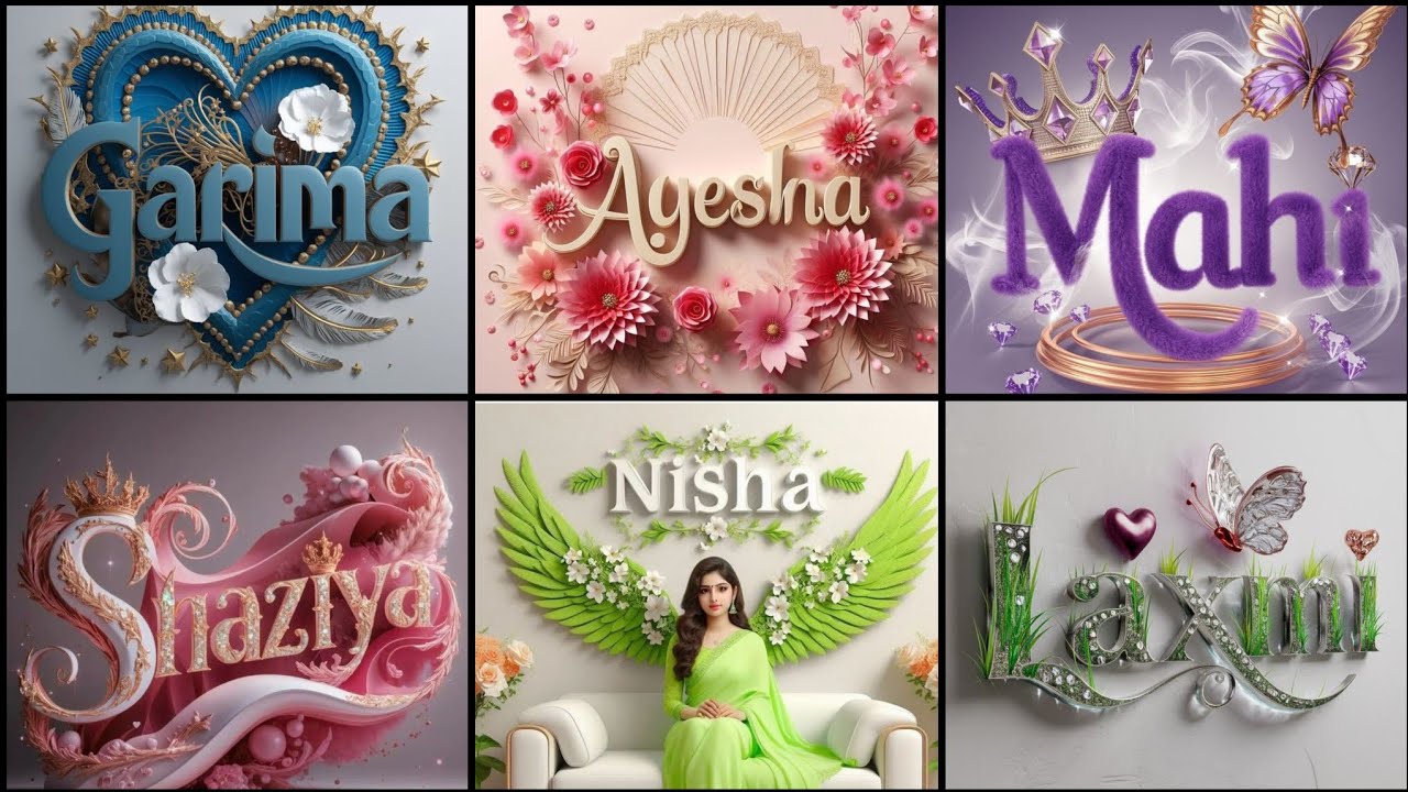 Girl Stylish Names Dp Photo Profile Picture For WhatsApp 2025 | Name ...