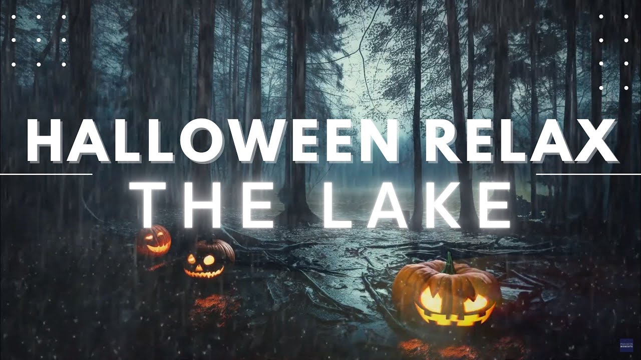 HALLOWEEN AMBIENCE - 4 Hours - Black waters of the haunted lake - YouTube