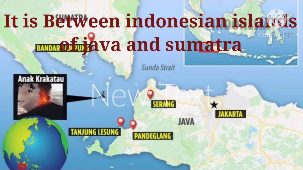 sunda strait connects java sea to indian ocean lies between indonesian ...