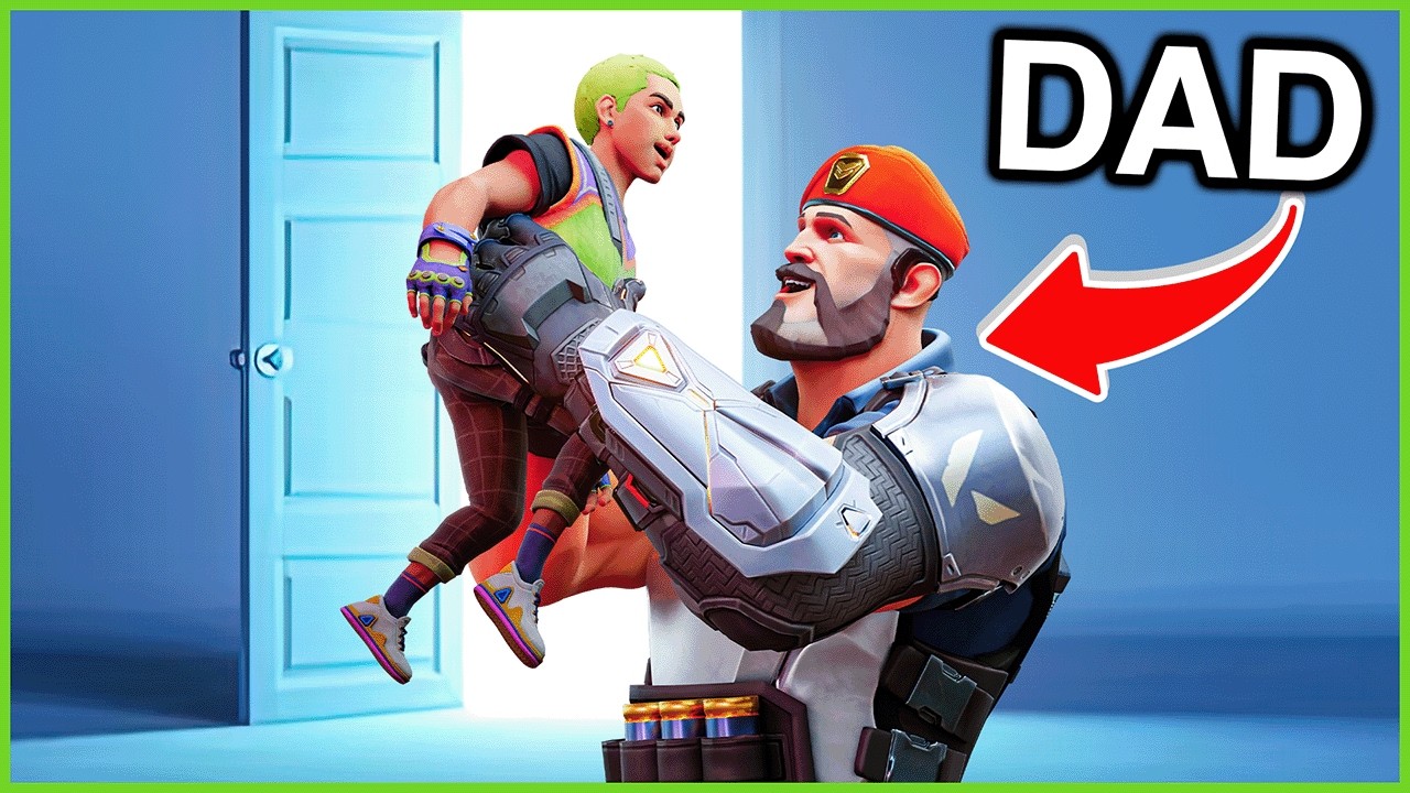 MOST WHOLESOME DAD IN VALORANT - YouTube