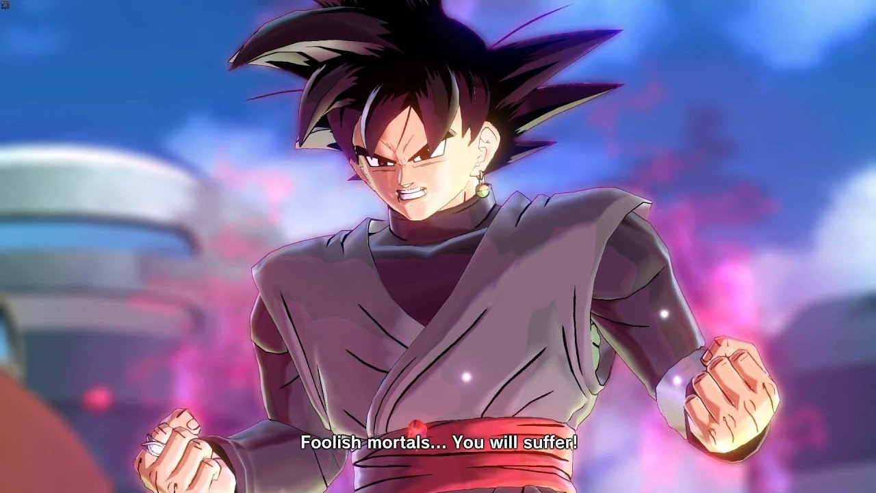 Foolish Mortals! Goku black Vs Vegeta Blue Dragon Ball Xenoverse 2 DLC ...