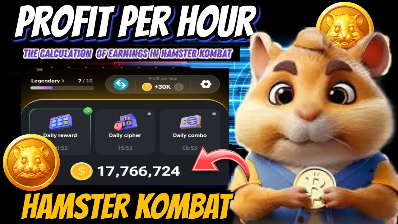 How To Calculate Your Hamster Kombat Token Using Profit Per Hour ...