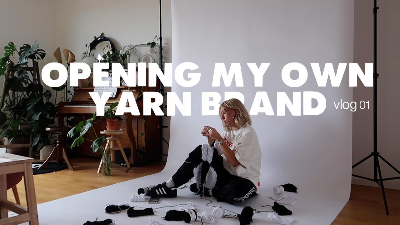 opening my own yarn brand ⭐️ PART 1; designing the packaging, content ...