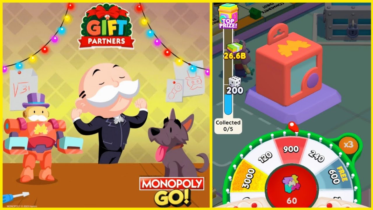 Gift Partners - Monopoly Go New Partner Event - Part 1 #monopolygo ...