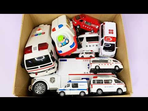 救急車のミニカー走る☆緊急走行テスト☆坂道走る｜ Ambulance miniature car runs! Emergensy driving test