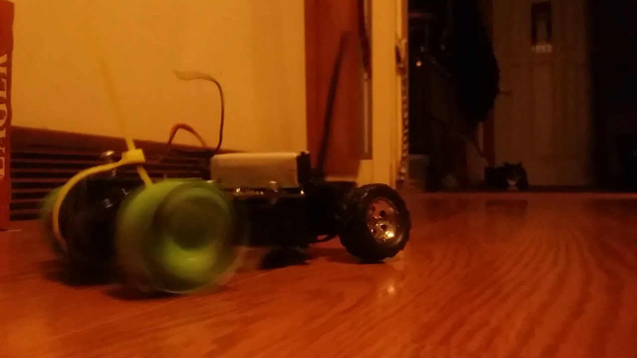 9$ RC Car 9V Conversion Donuts!!! - YouTube
