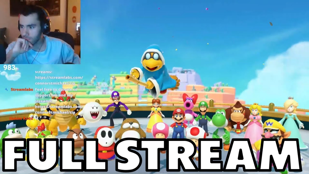 CONNOR PLAYS SUPER MARIO PARTY JAMBOREE | Full Stream 10/17/24 - YouTube