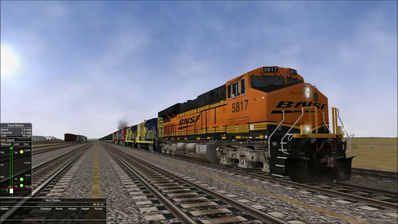 Open Rails - AT&SF Raton Pass 3 - (La Junta - Las Vegas) - YouTube