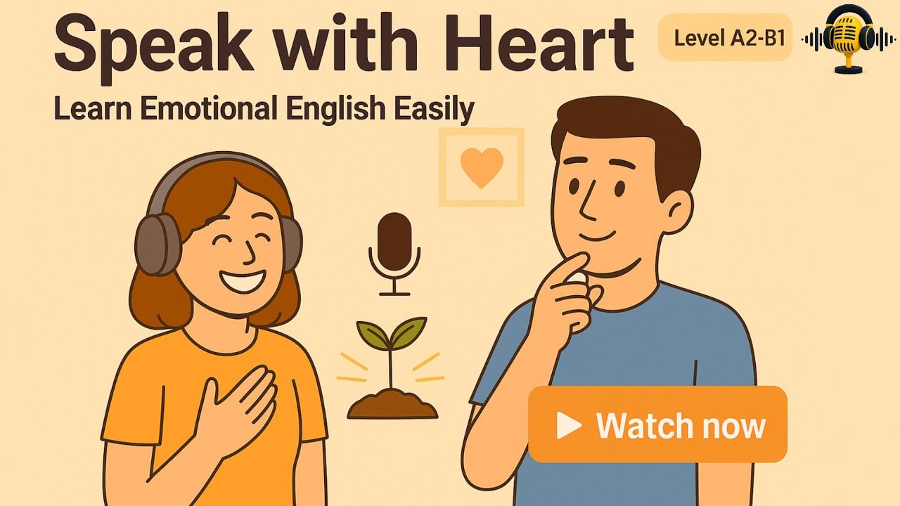 Speak English with Heart (Emotional English Practice) - YouTube