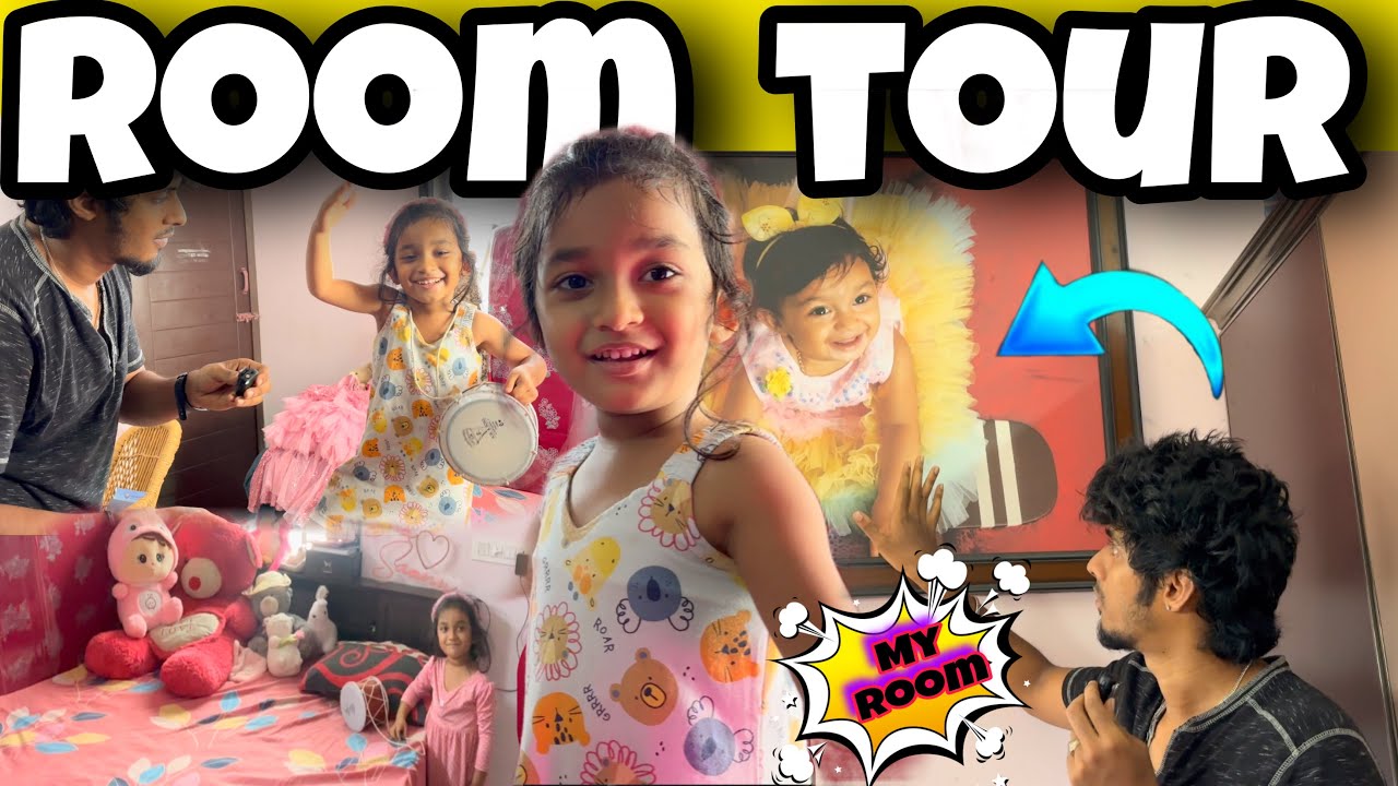 Saanu’s room tour😍| complete room tour by saanu 😂🤯 #saanvikashree - YouTube