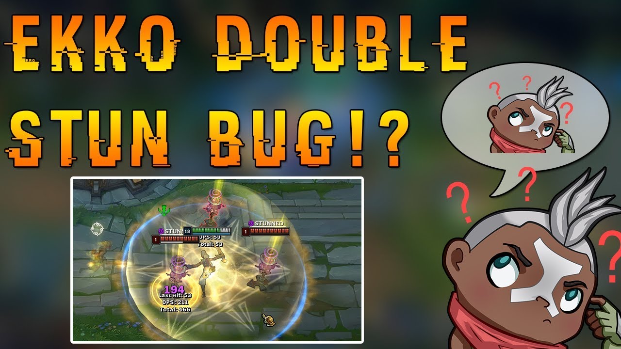 Maxske's Ekko | HOW TO EKKO DOUBLE STUN BUG!? - YouTube
