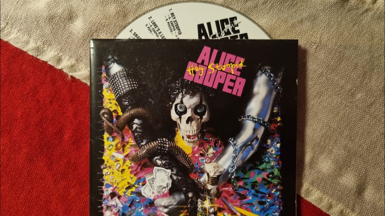 Alice Cooper - Hey Stoopid Close Up (1991) (CD) - YouTube