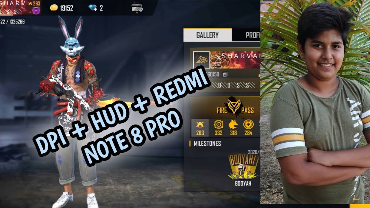 DPI + HUD + REDMI NOTE 8 PRO. HEADSHOT MACHINE. FREEFIRE || - YouTube