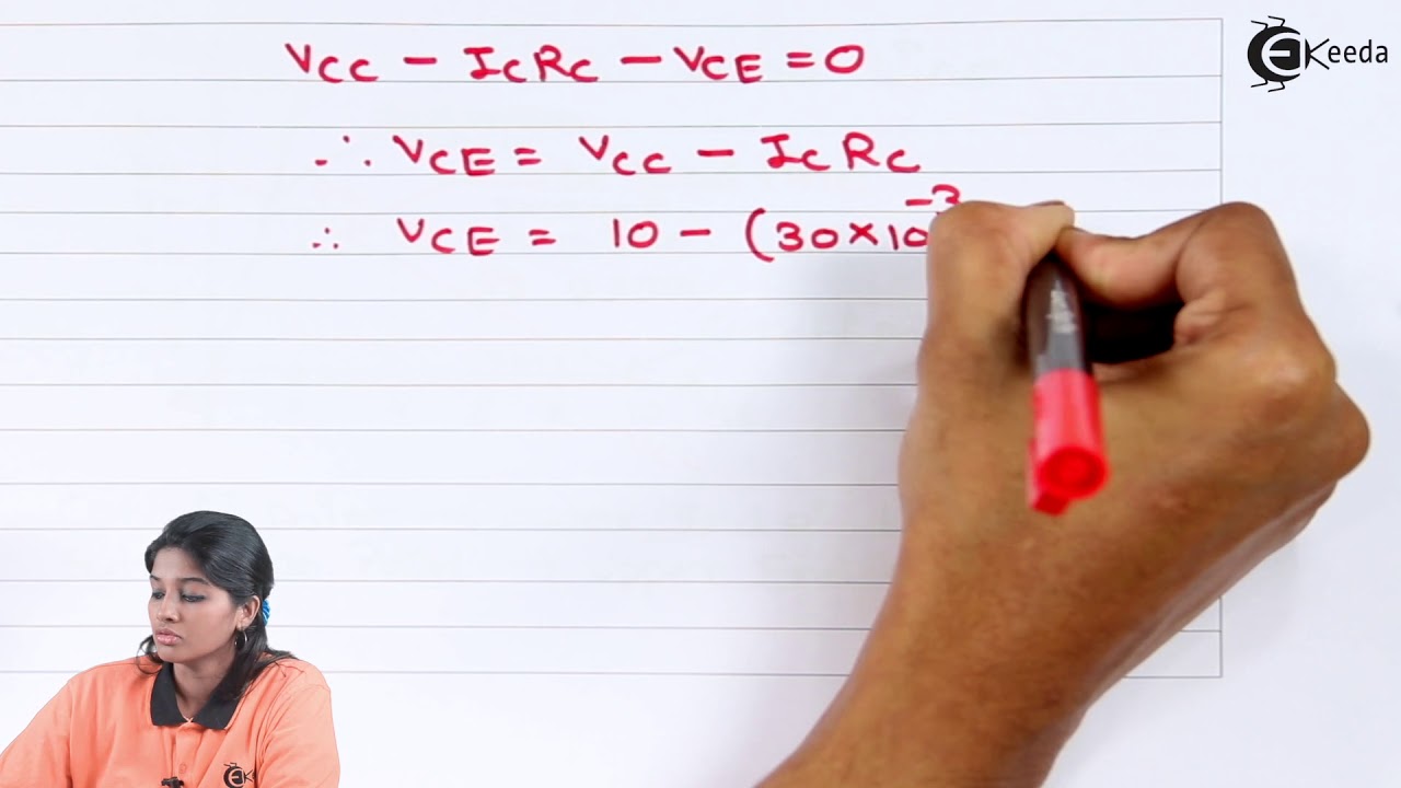 DC Operating Point and Load Line - Bipolar Junction Transistor - Basic ...