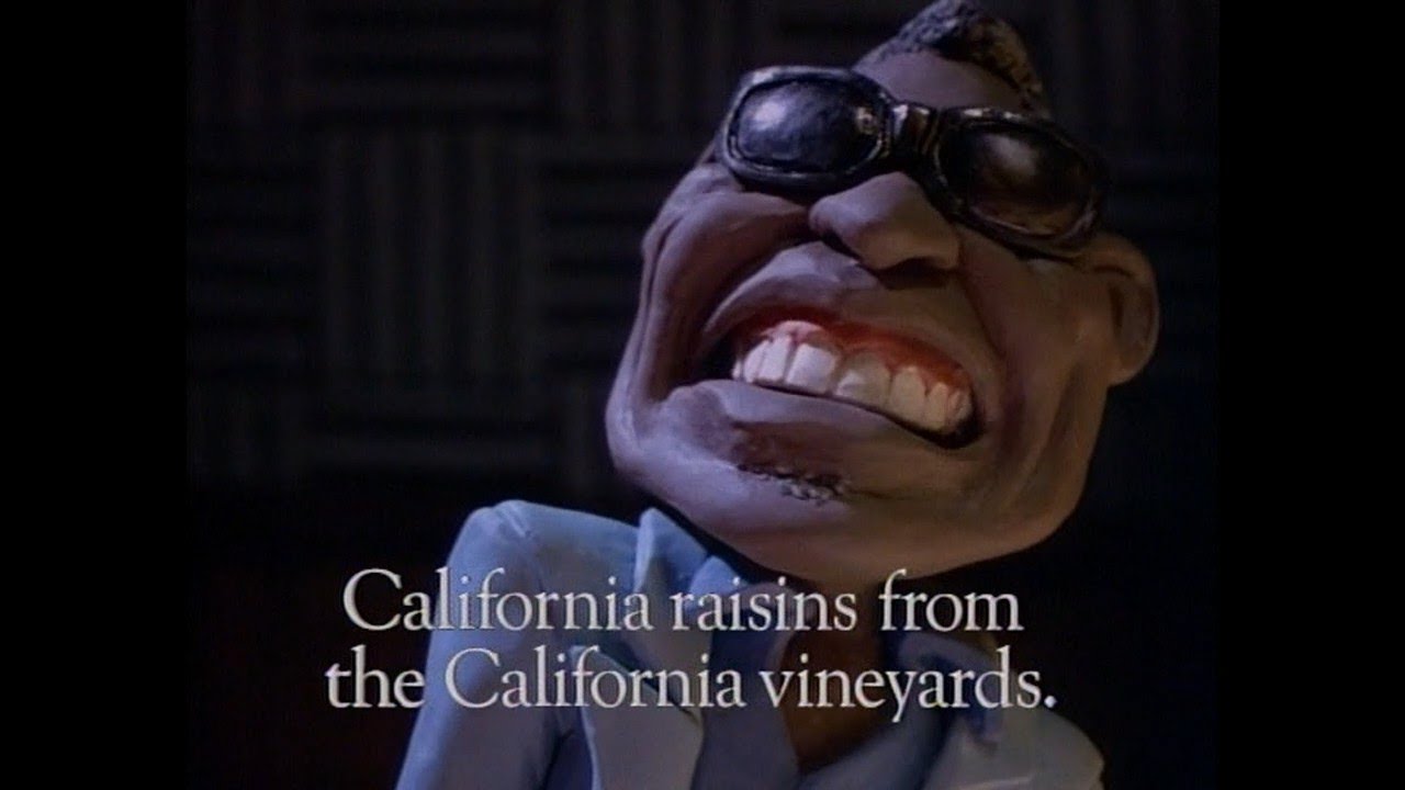 California Raisin commercial - "Raisin Ray" (Ray Charles) (1988) - from ...