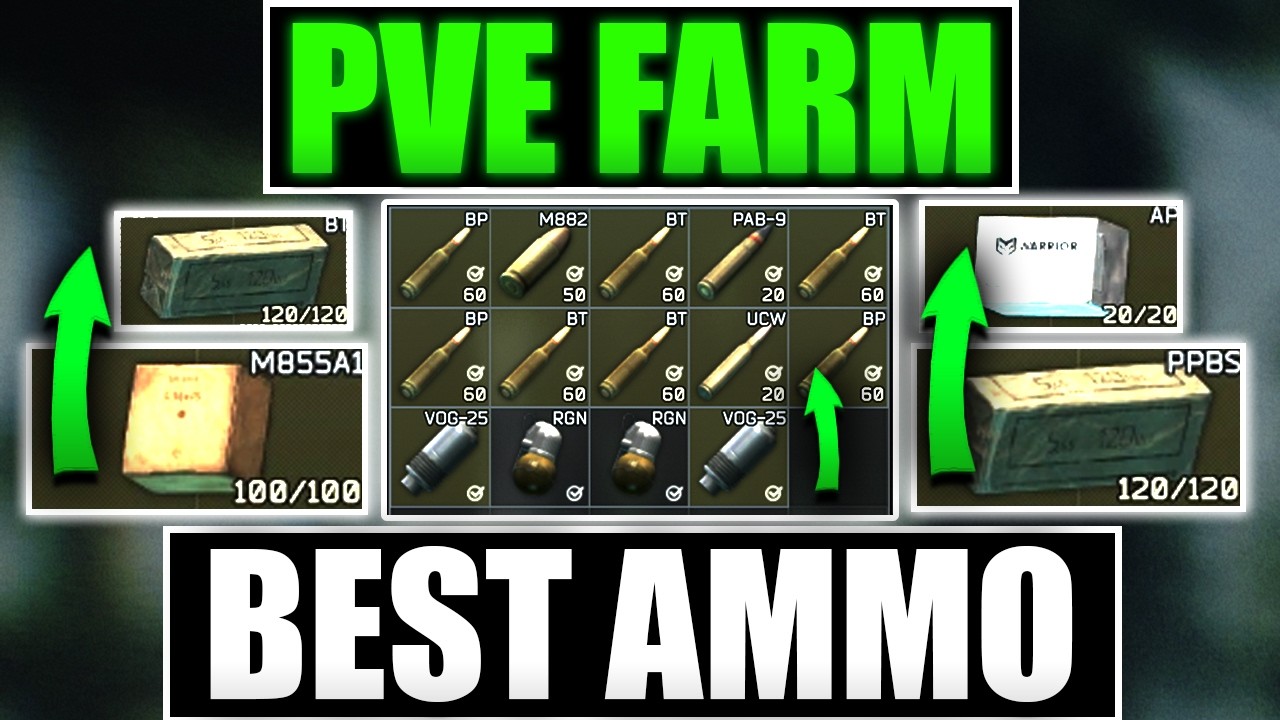 FARMING AMMO HAS NEVER BEEN BETTER! Escape From Tarkov PVE - YouTube