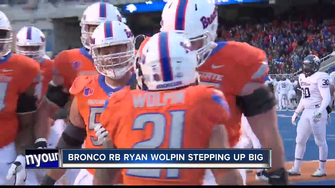 46/100 RB Ryan Wolpin stepping up big for Boise State - YouTube