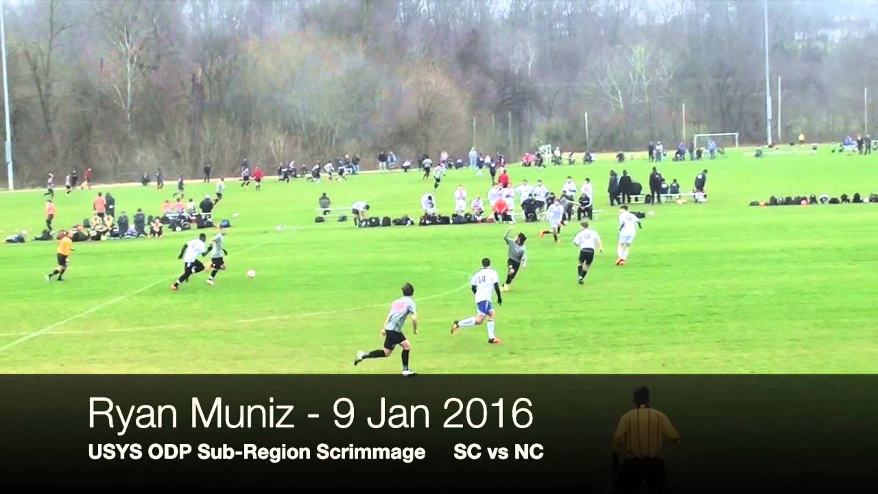 JRM USYS ODP Sub Regional Scrimmage Jan 2016 - YouTube