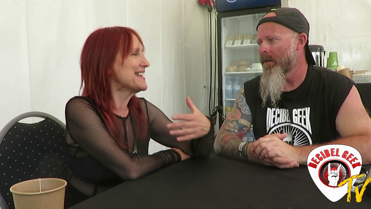 Decibel Geek's The Meister talks with Enid Williams of Girlschool - YouTube
