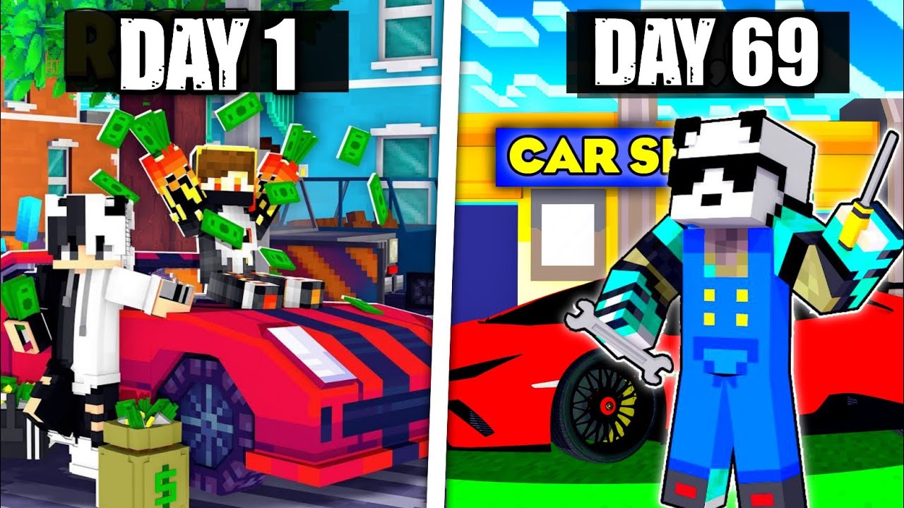 I Opened My Own CAR SHOWROOM in Minecraft - YouTube