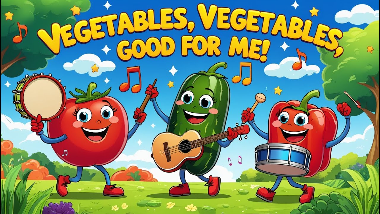 Sing Along Vegetable song, Old MacDonald had a Farm + Nursery Rhymes ...