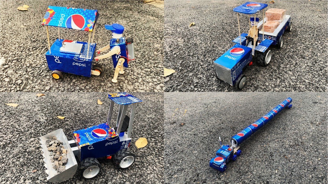 4 simple inventions using recycled materials - YouTube