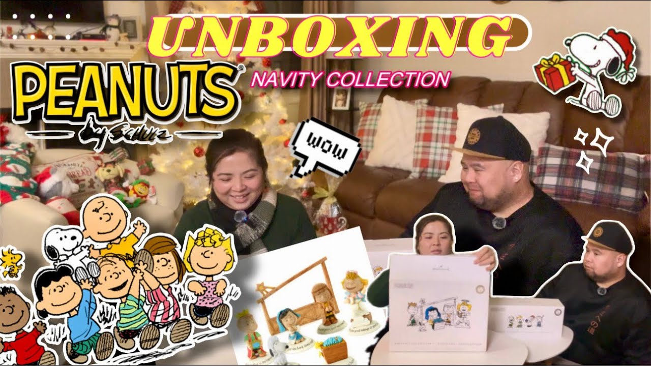 UNBOXING PEANUTS NATIVITY COLLECTION #peanuts #schultz #snoopy # ...